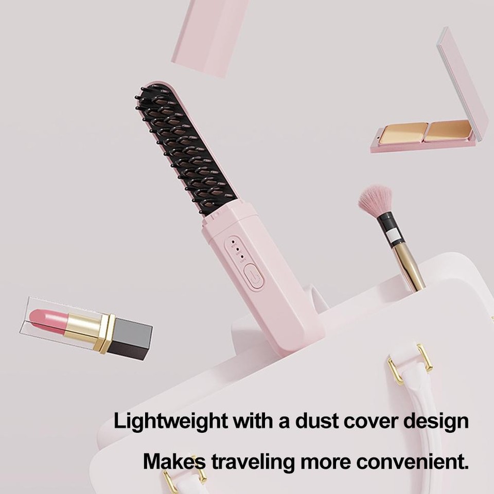 Mini Portable Electronic Hair Straightener Straightening Hairstyling ...