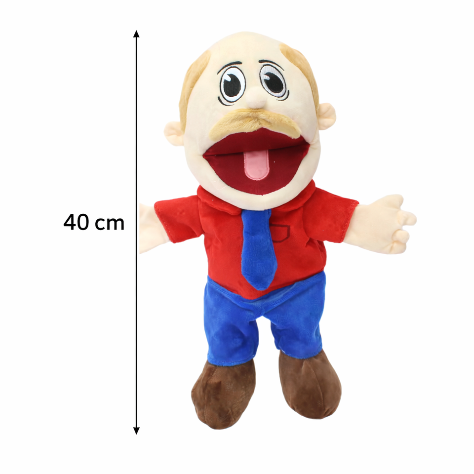 New Marvin Foster Father Jeffy Hand Puppets Plush Toy Supermariologan ...