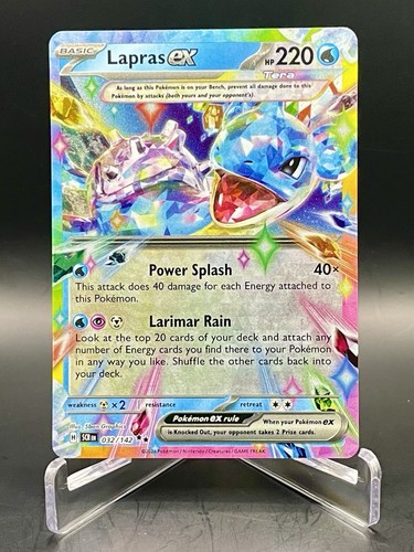 Lapras ex 032/142 Stellar Crown Double Rare Holo Pokemon TCG NM/M | eBay