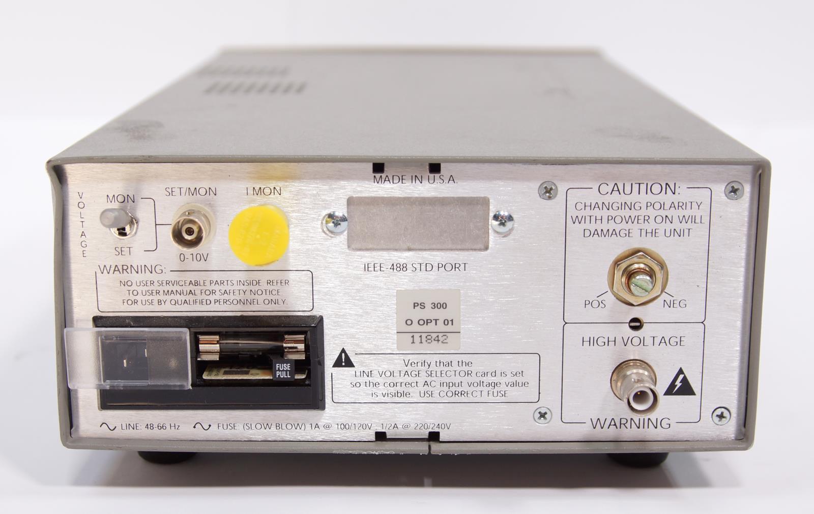 Stanford Research Systems SRS PS310 1250V-25W High Voltage Power Supply ...