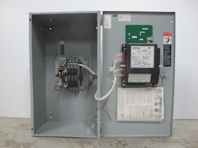 ASCO 104 Amp 120V 3P Automatic Transfer Switch D00300B20104B10C Bypass ...