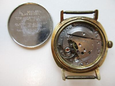 PUW cal. 360 manual wind vintage watch movement in case - running | eBay