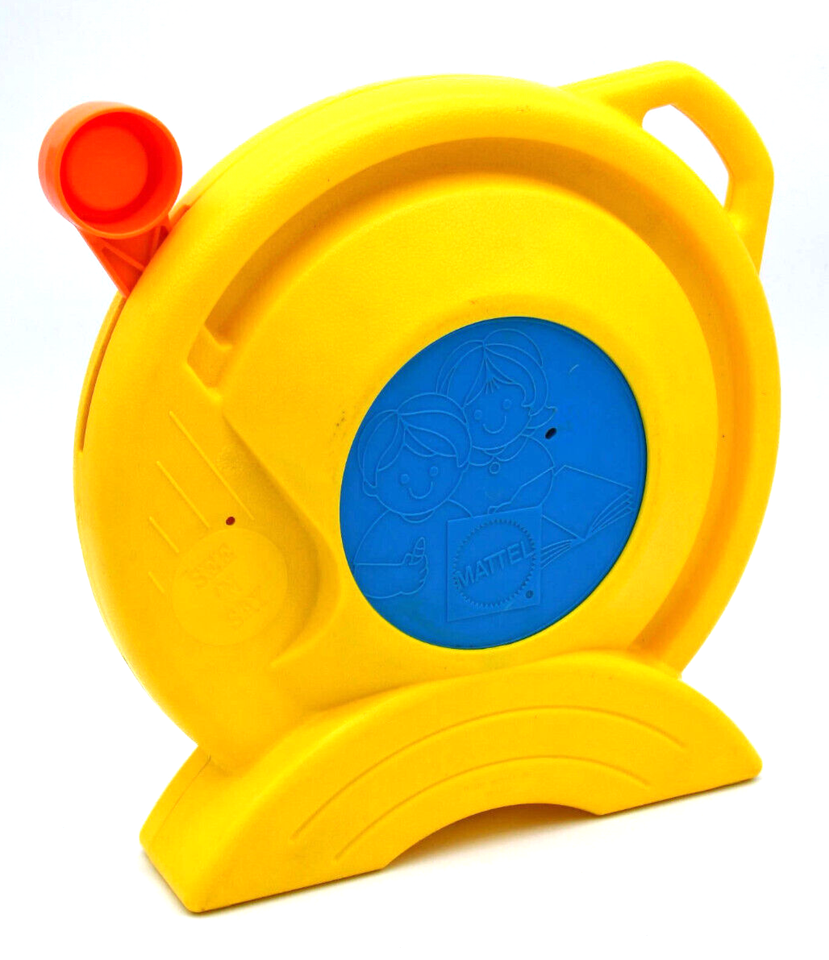 Vintage 1982 See N Say Mickey ABC Mattel Tested Works Spin Yellow ...