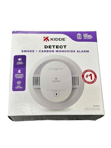 KIDDE Detect Smoke & Carbon Monoxide Alarm 30CUDR-V Voice Alerts ...