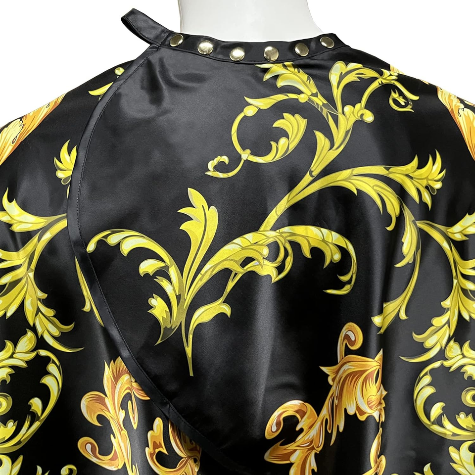 Men's Barber Cape Professional Hair Cutting Cape Salon Waterproof Snaps ...