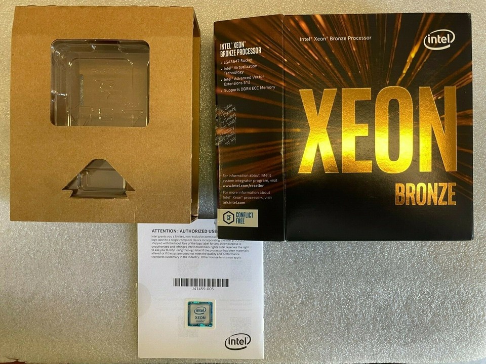 Intel Xeon Bronze 3204 empty box | eBay