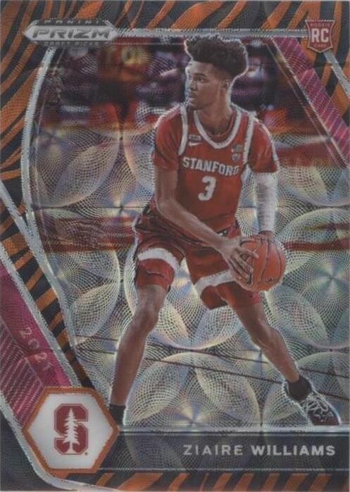 2021-22 Panini Prizm Draft Picks - Ziaire Williams #15 Choice Tiger ...