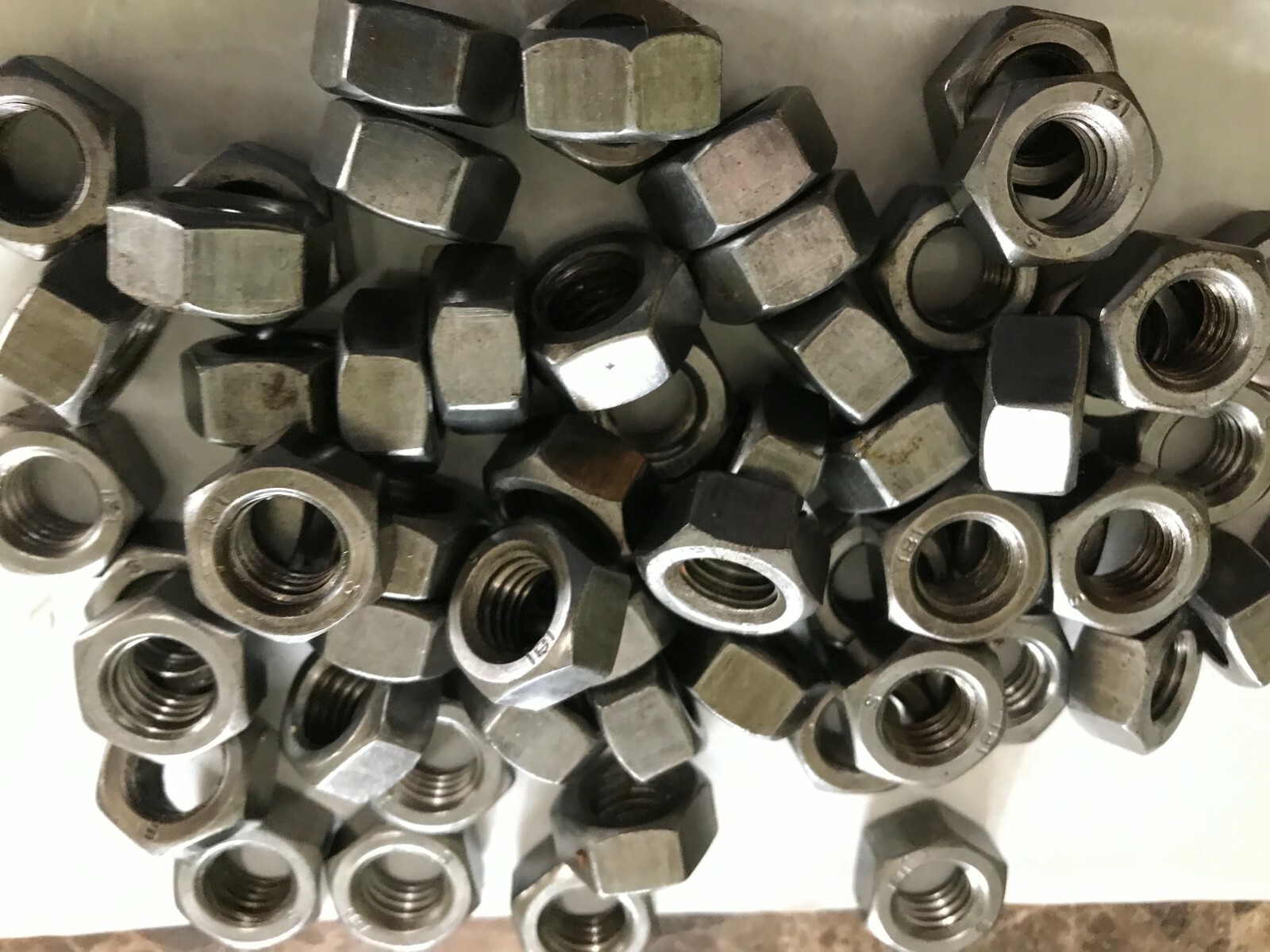 25 PIECES METRIC M12x1.75 M12 X 1.75 HEX NUT ZINC PLTD | eBay