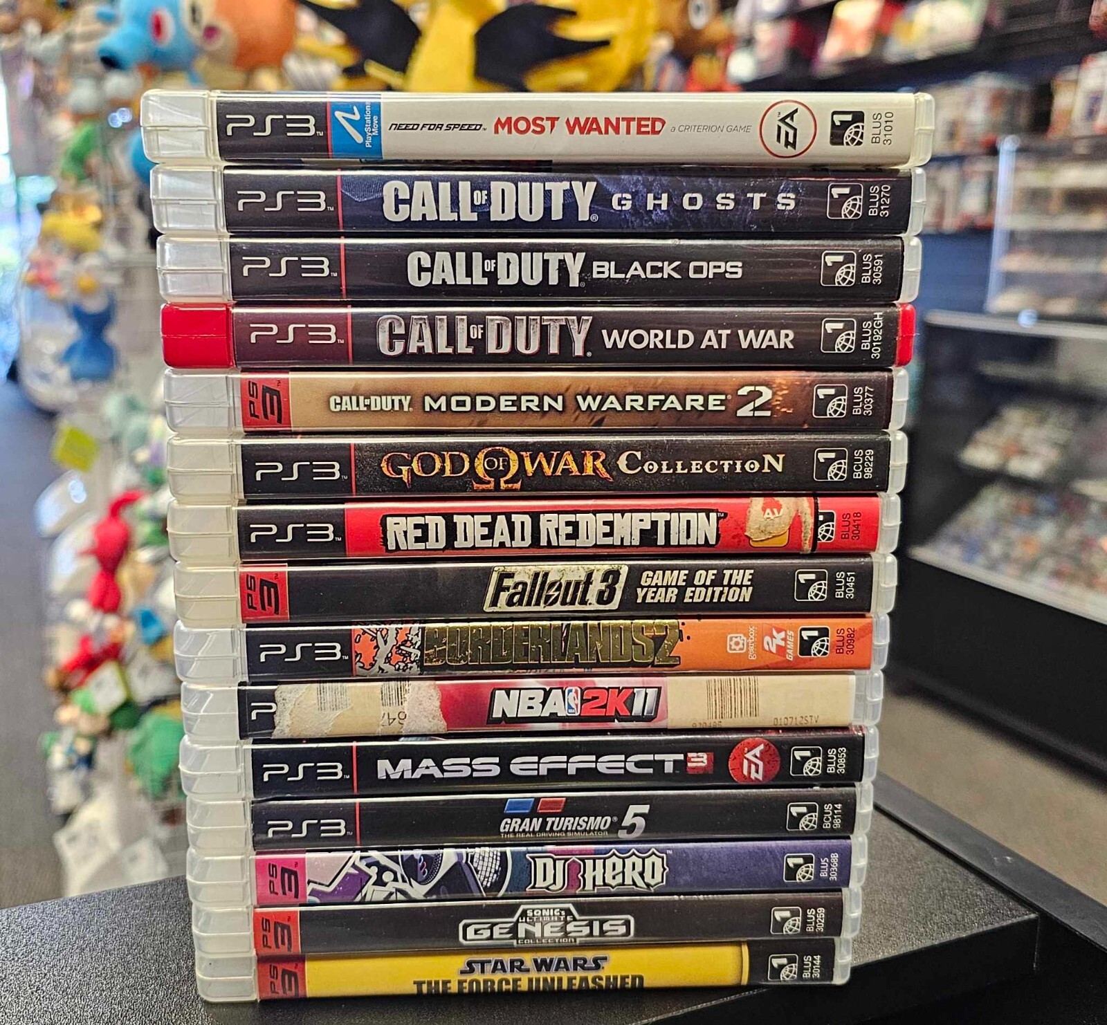 Lot Of 15 PlayStation 3 Games ~ Call of Duty ~ God of War Collection ...