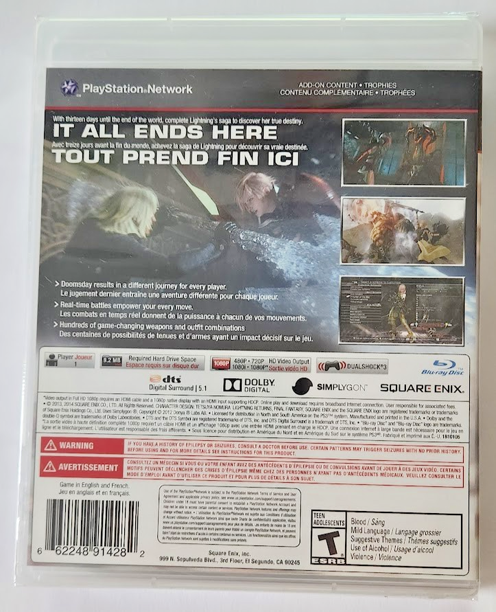 Lightning Returns: Final Fantasy XIII PS3 Brand New Game Special [2014 RPG] | eBay