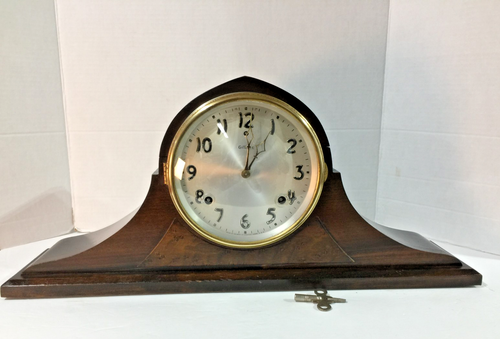 Vtg William L. Gilbert 1807 Tambour Style 8Day Bim Bam Spring Wound ...