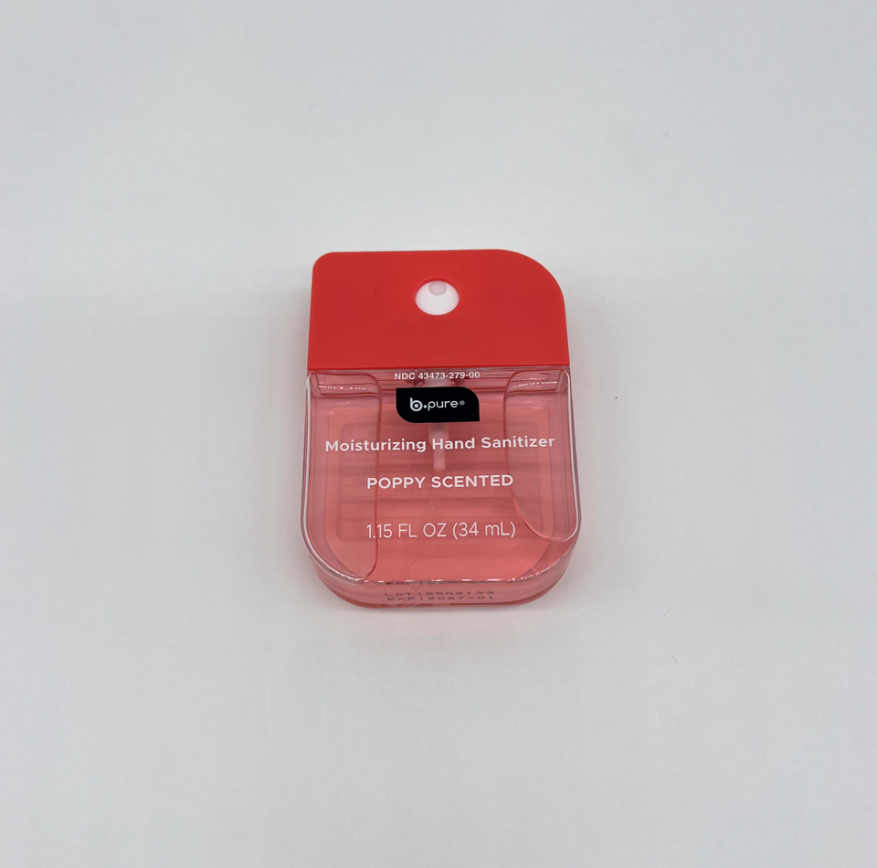 NEW B.Pure Hand Sanitizer Watermelon, Cucumber Mint, Poppy, Rainbow ...