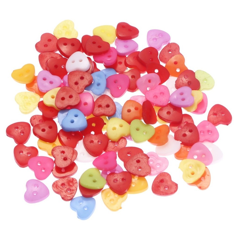 100 Pcs Cute Sewing Buttons Painting for Crafts Sweater Colorful | eBay UK