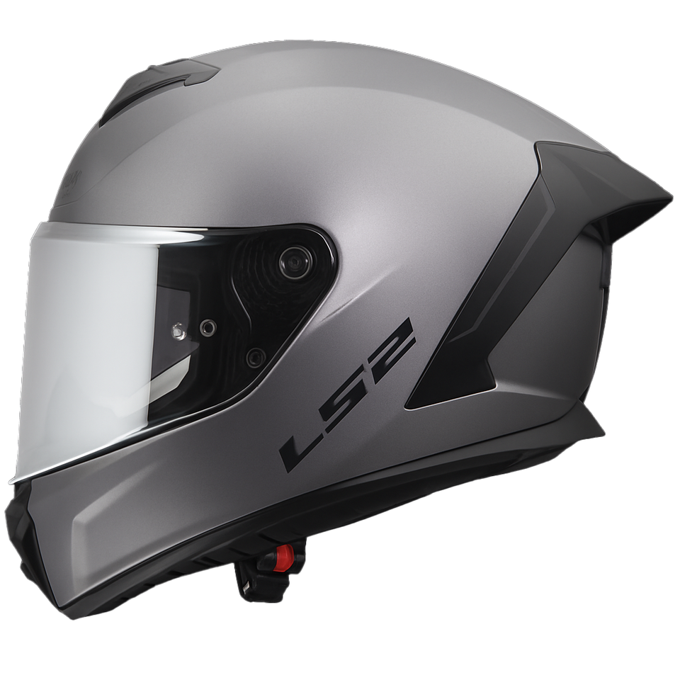 LS2 FF820 Rapid Full Face Motorcycle Helmet Titanium, Quick Release ...