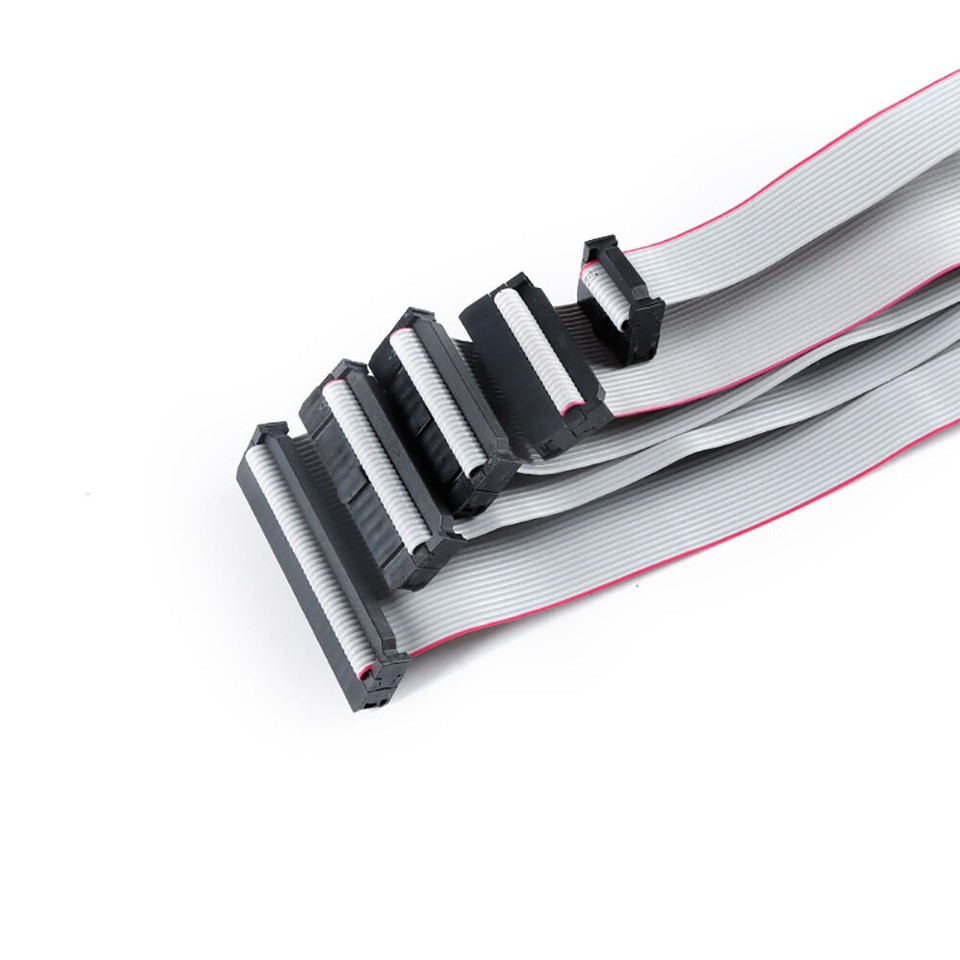 1.27 2.0 2.54mm Pitch JTAG Flat Ribbon Data Cable FC 6-50 PIN 20CM/30CM ...