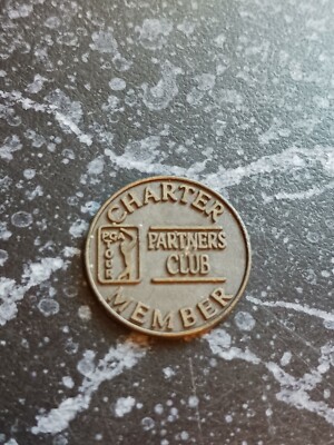 Vintage PGA Tour Partners Club Charter Member Token Coin Golf | eBay