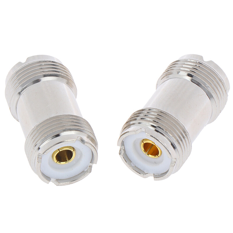 SO-239 UHF Female to Female RF Coax Cable Adapter Connector for PL-259 ...
