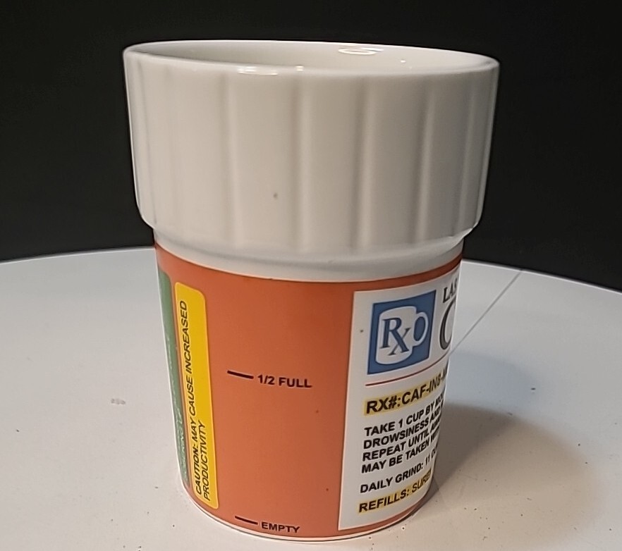 Coffee Mug - Big Mouth Toys The Prescription Pill Bottle Mug - 12 Oz ...
