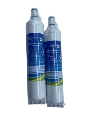 Water Drop Refrigerator Water Filter Model WD-4396508 2 filters | eBay