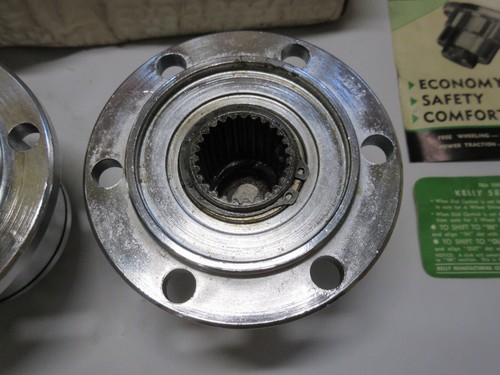 NOS Kelly Locking Hubs Warn 9062 Jeep 72-80 Scout II CJ5 - 27 Spline | eBay