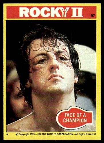 1979 Rocky II Card Face of a Champion #97 | eBay