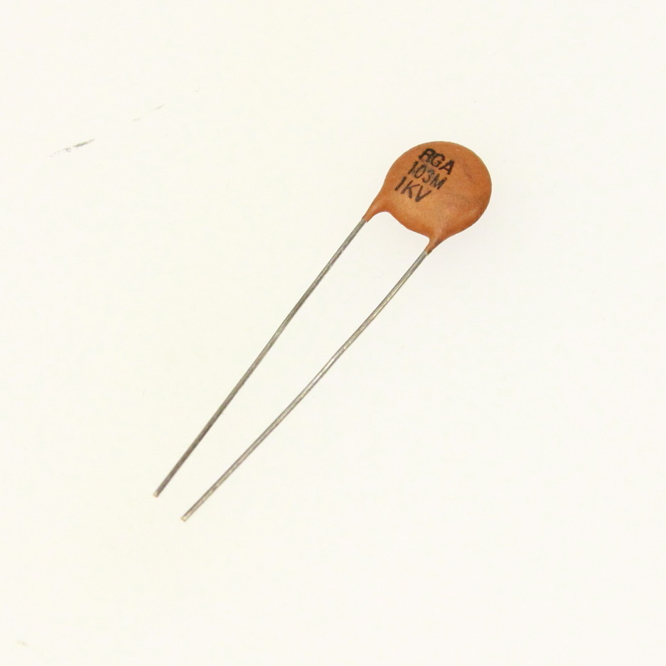 RGA CD103M1KZ5U 0.01uF 1KV 20% Z5U Ceramic Disc Capacitor, New QTY-100 ...