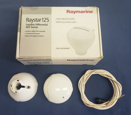 Raymarine Raystar RS125 GPS Antenna Sensor/ Receiver; Tested, New ...