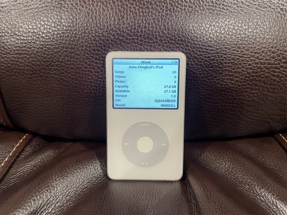 iPod Classic 5th Generation 30gb White - Tested Working! | eBay