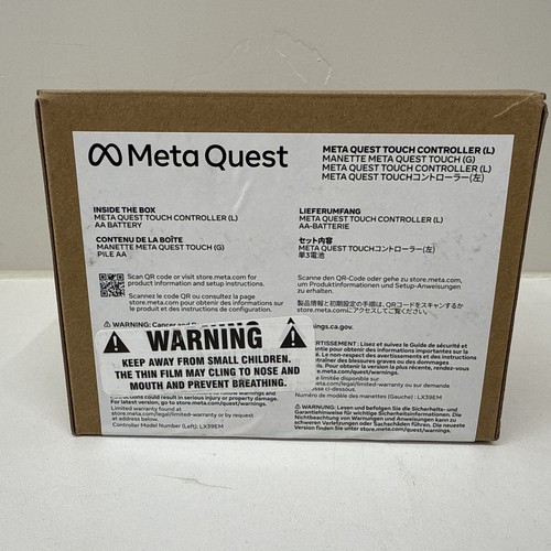 Oculus Meta Quest 2 VR Controller (Left Hand) Controller JD96CX GENUINE ...