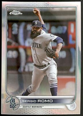 2022 Topps Chrome Update Refractor #USC25 Sergio Romo 273/299 Seattle ...