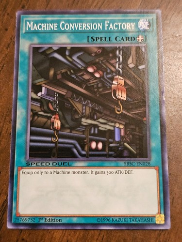 MACHINE CONVERSION FACTORY SBSC-EN028 Common 1st Edition Yugioh | eBay