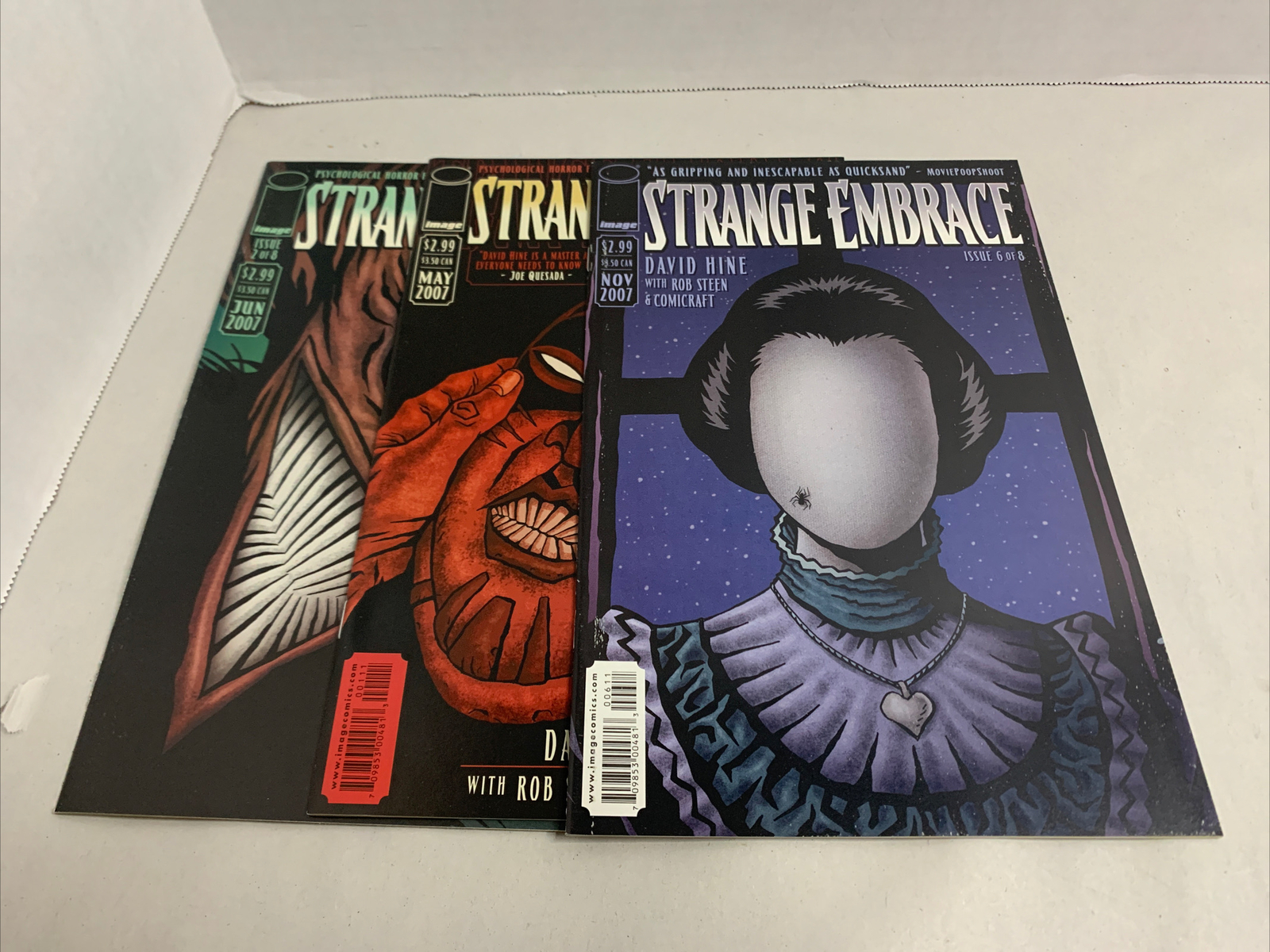 Strange Embrace #1 #2 Image David HineE Rob Steen 2007 NM Comined ...