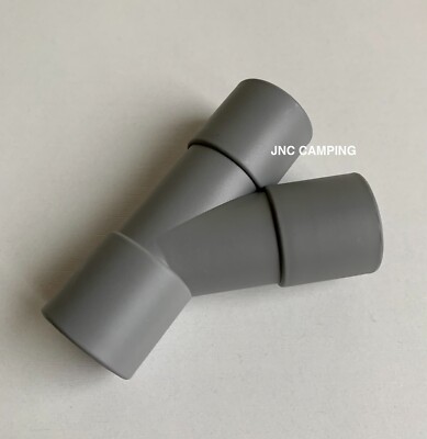 28mm Push Fit Waste Water Pipe Y Connector Pipe Caravan Motorhome 81328 ...