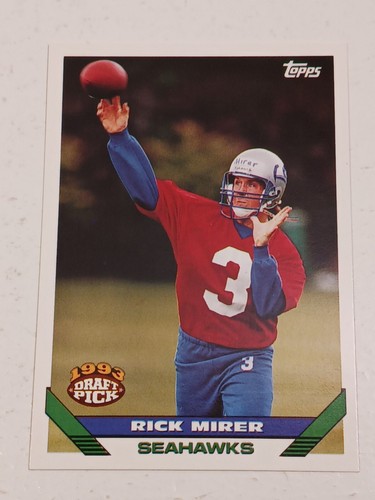 Rick Mirer Seattle Seahawks 1993 Topps Rookie Card #285 | eBay