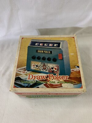 Vintage 1971 Waco Draw Poker Hand Held Battery Operated Toy Game Japan ...