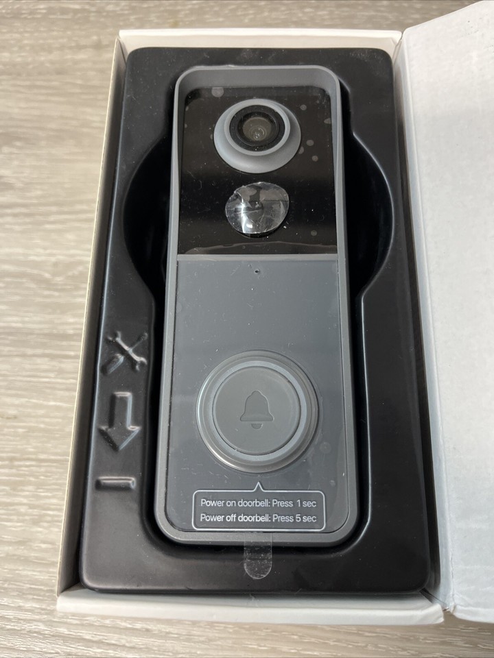 Wireless Video Doorbell Camera with Chime Voice Changer/Message PIR EUKI J9 | eBay