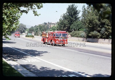 Fire Apparatus Slide 1989 LACFD 72 Ward Engine 65 Agoura Station 49590 ...