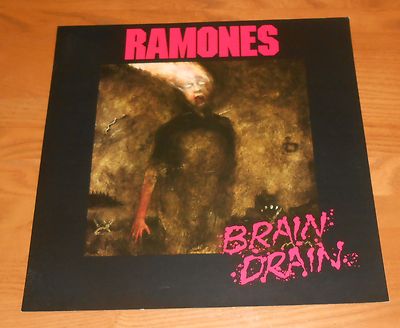 Ramones Brain Drain Poster 2-Sided Flat Square 1989 Promo 12x12 | eBay