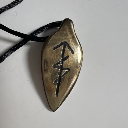Protection Bind Rune Metal Pendant For Vision And Courage 1.5" | eBay
