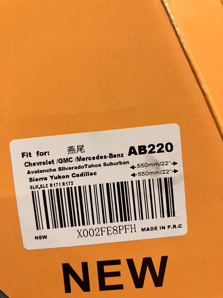 AUTOboo AB220 22” Wiper Blade – Fits Chevrolet GMC Cadillac Mercedes ...