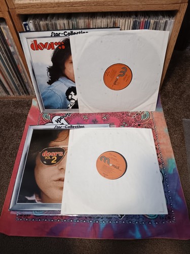 The Doors Volume 1 & Vol 2 Vinyl Record LP Star Collection Jim Morrison ...