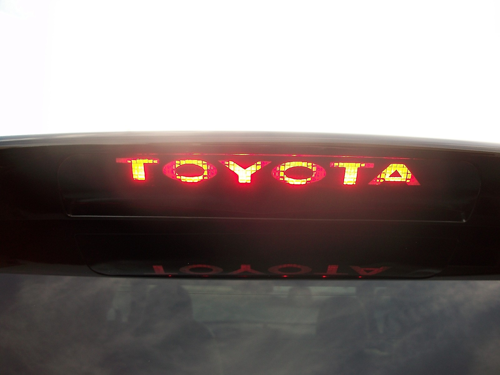 Toyota 4Runner 3rd brake light decal overlay 2010 2011 2012 2013 2014 ...