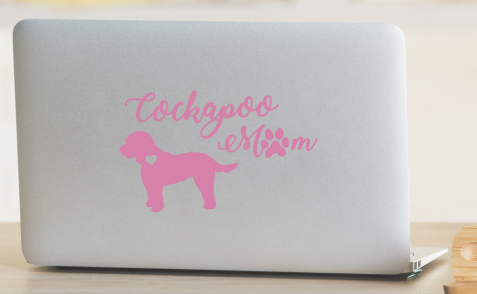 Cockapoo Mum Dog Sticker Car Decal Vinyl quality Oodle Mom gift love ...