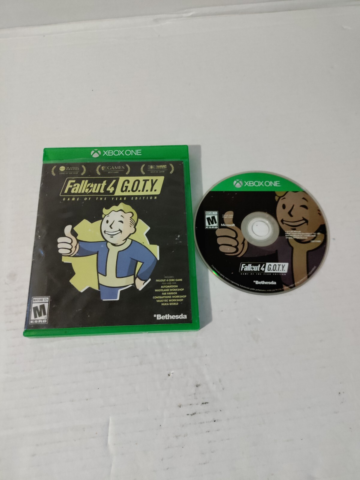 Fallout 4 Game of the Year Edition Microsoft Xbox One Disc Only ...
