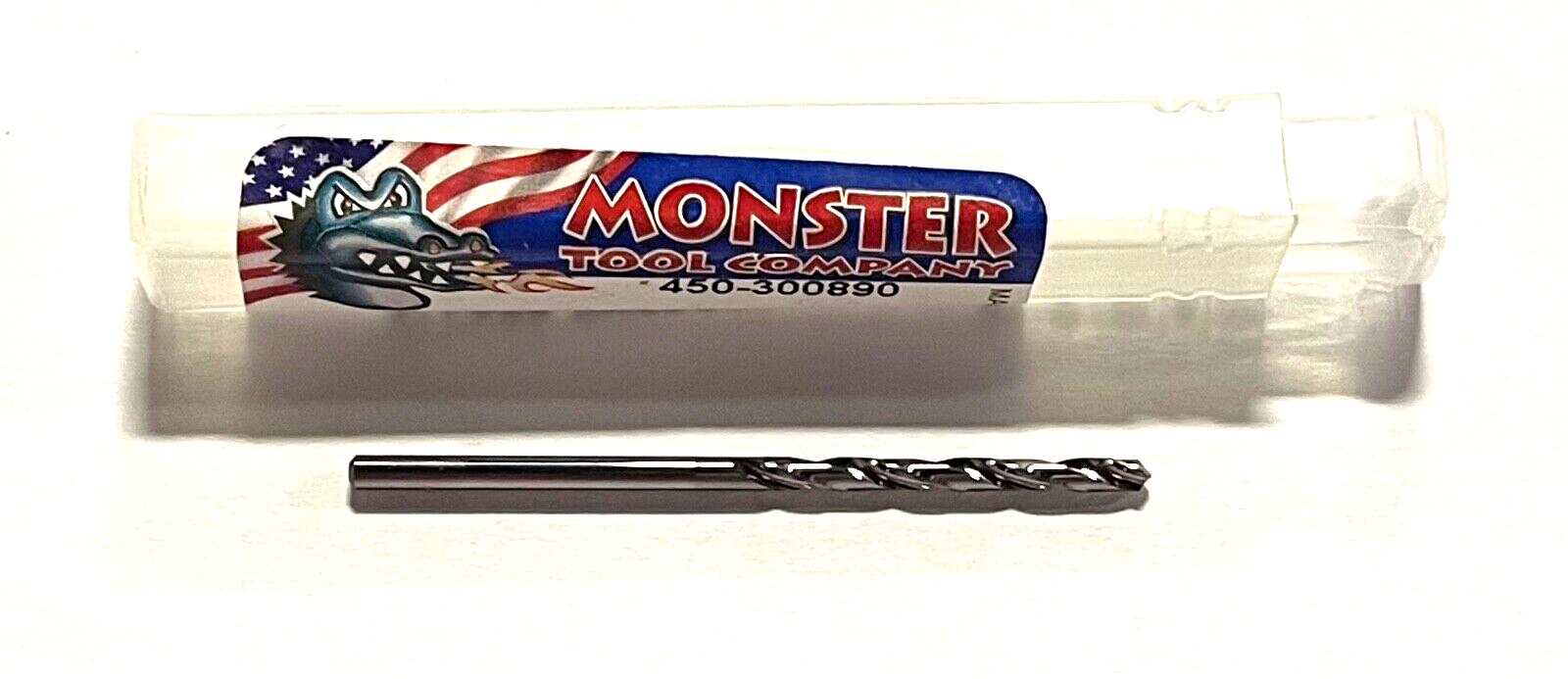 Monster Tool #43 Solid Carbide Drill Jobber Length 25Â° Helix 2 Flute ...