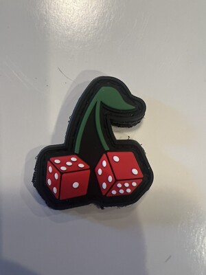 Low Rollers Club Dice Patch Cherry Red NOT FOG WRMFZY SUPDEF QILO ...