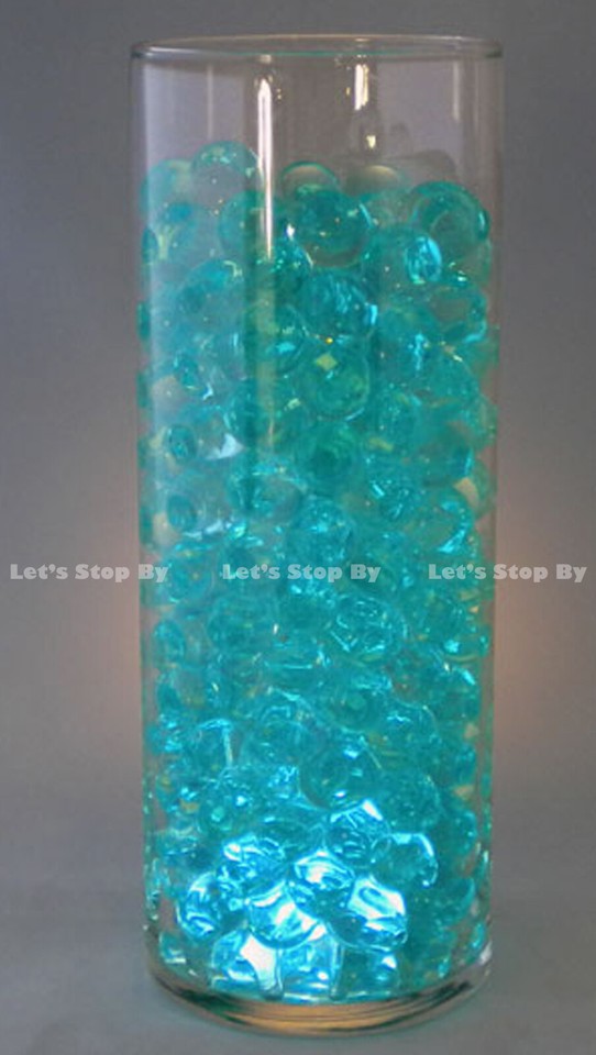 400g Water Pearl Bead + 24 LED Submersible Wedding Waterproof Floral ...