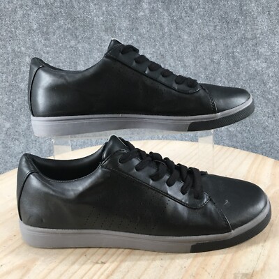 Goodfellow And Co Shoes Mens 12 Casual Low Sneakers Black Faux Leather ...