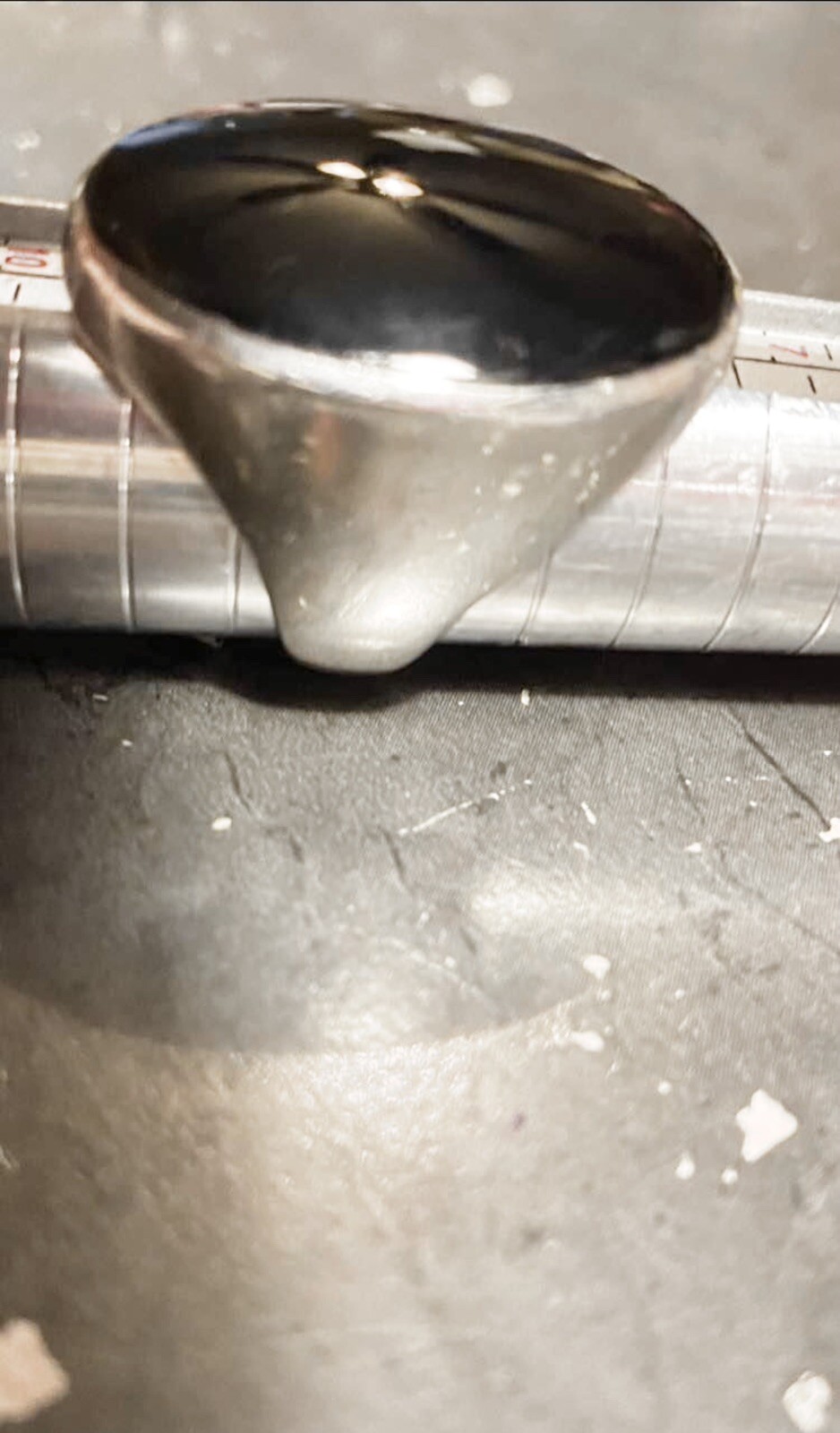 Vintage Large Oval Onyx Ring Size 9 FAS Sterling Silver 925 Light ...