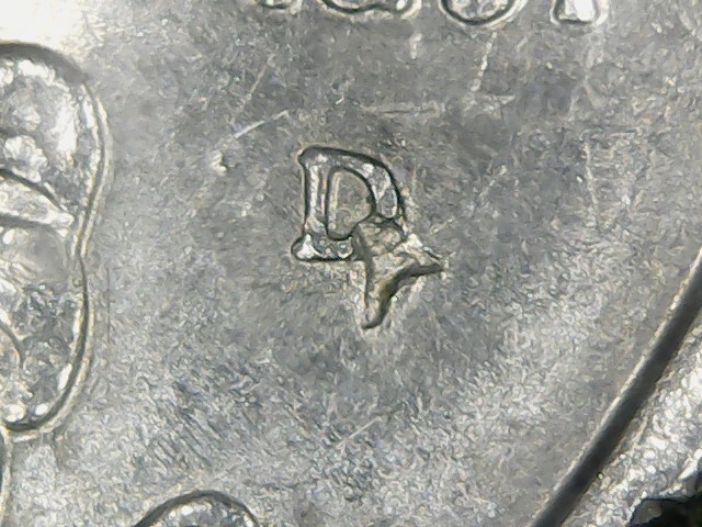 2004 D Wisconsin Washington Quarter Error Obverse Die Break Mint Mark ...